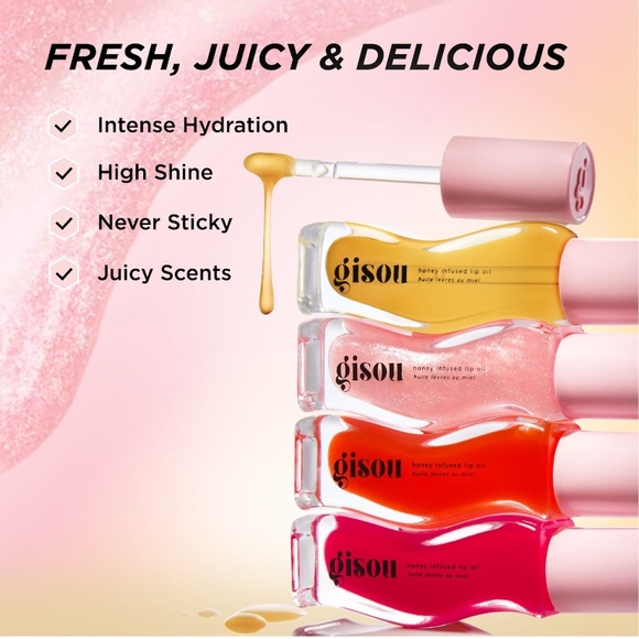 Gisou | Makeup | Gisou Honey Infused Hydrating Lip Oil Shade Watermelon ...